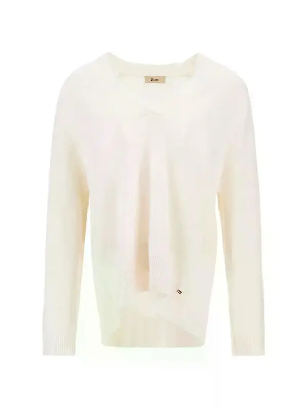 Herno Stocking-stitch Cashmere Sweater - Neutrals