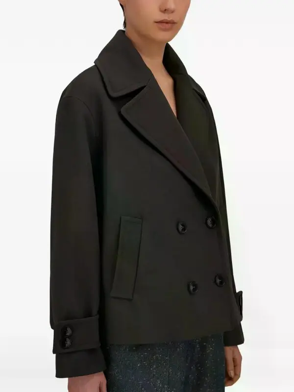 Herno Double-breasted Peacoat