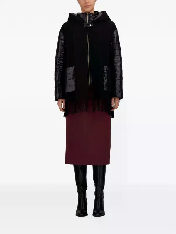 Herno Ultralight Fringed Single-breasted Coat