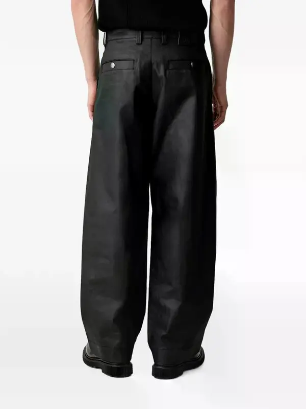 Rains Press-stud Wide-leg Trousers