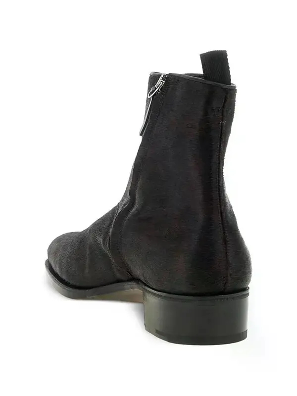 John Lobb Freddi Bristle Hide Ankle Boots