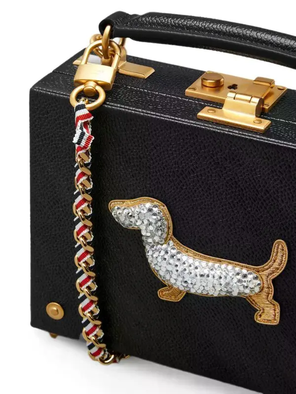 Thom Browne Pebble Grain Hector Micro Attache Case