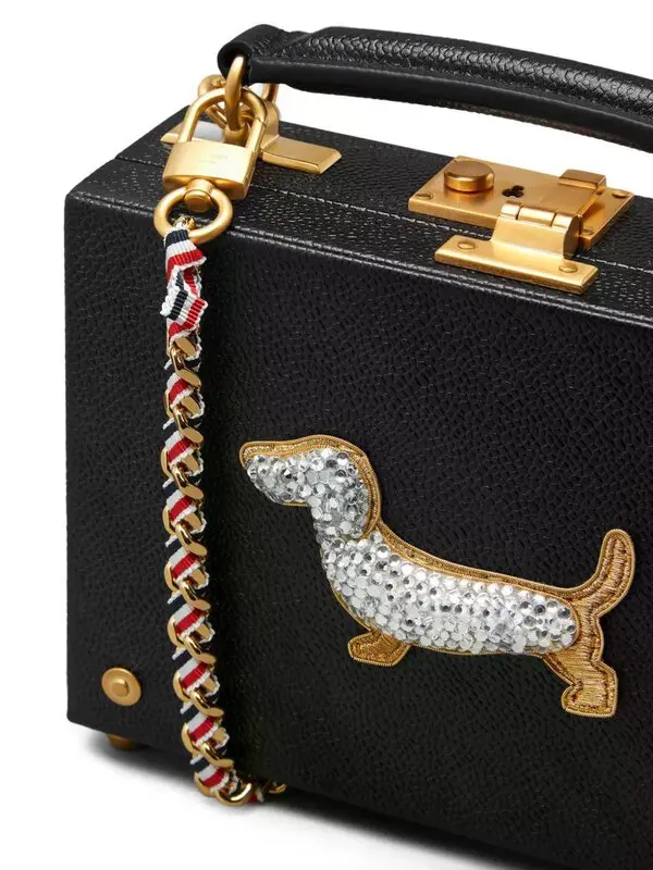 Thom Browne Pebble Grain Hector Micro Attache Case