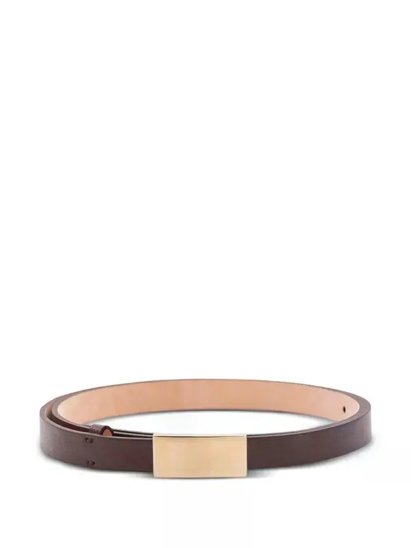 Victoria Beckham Portofino Mirror Belt - Brown