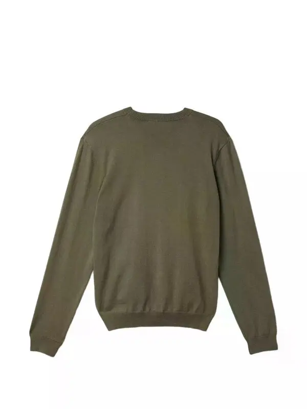 A.p.c. Matt Crew-neck Sweater - Green
