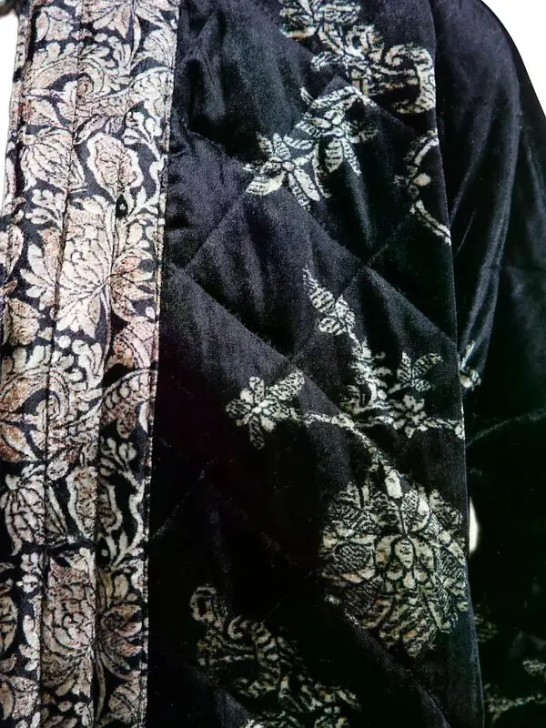 PIERRE-LOUIS MASCIA Floral Print Quilted Coat