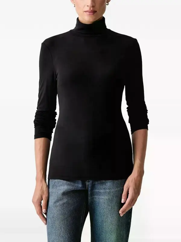 Marc O'polo Roll-neck Long-sleeve Top - Black