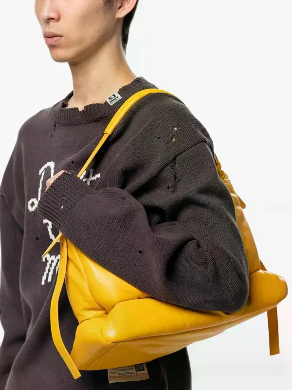 Mihara Yasuhiro Pucker Puffer Bag - Yellow