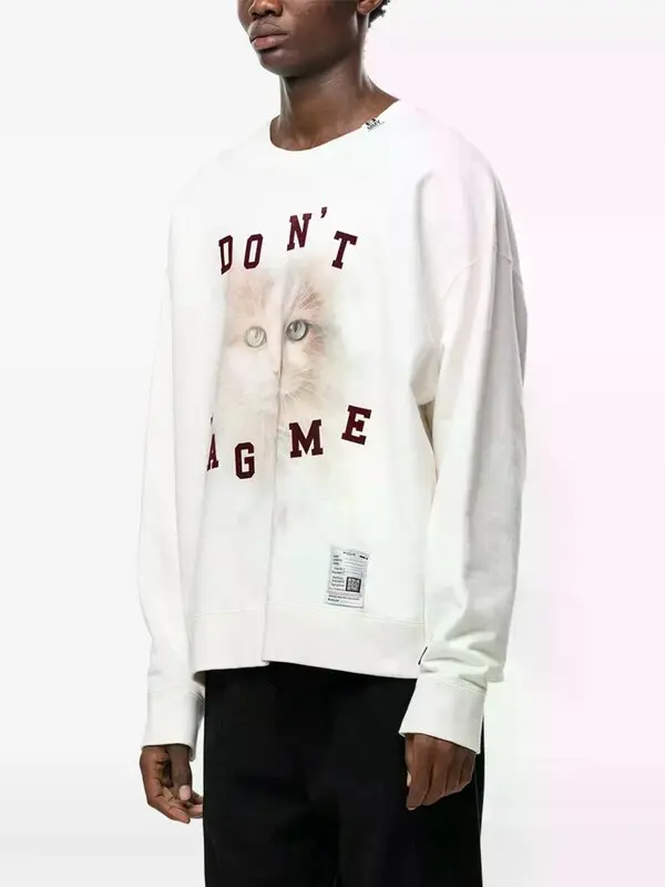 Mihara Yasuhiro Cat Printed Sweatshirt