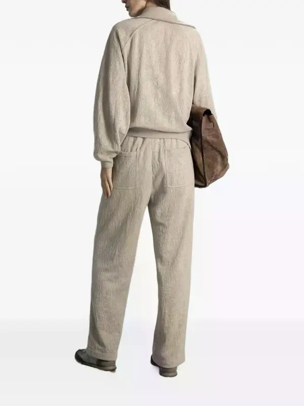 Brunello Cucinelli Lace-knit Track Pants