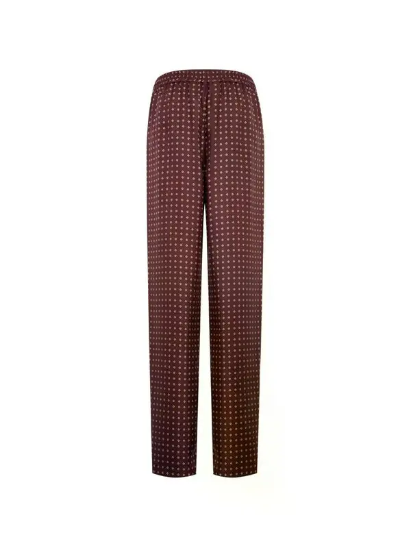 Saint Laurent Geometric-print Straight Trousers