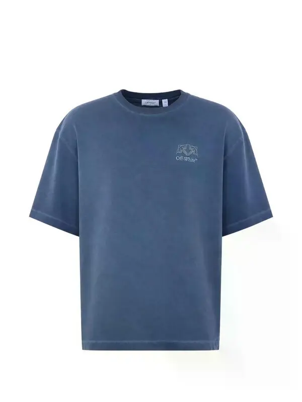Off-White Logo-print T-shirt - Blue
