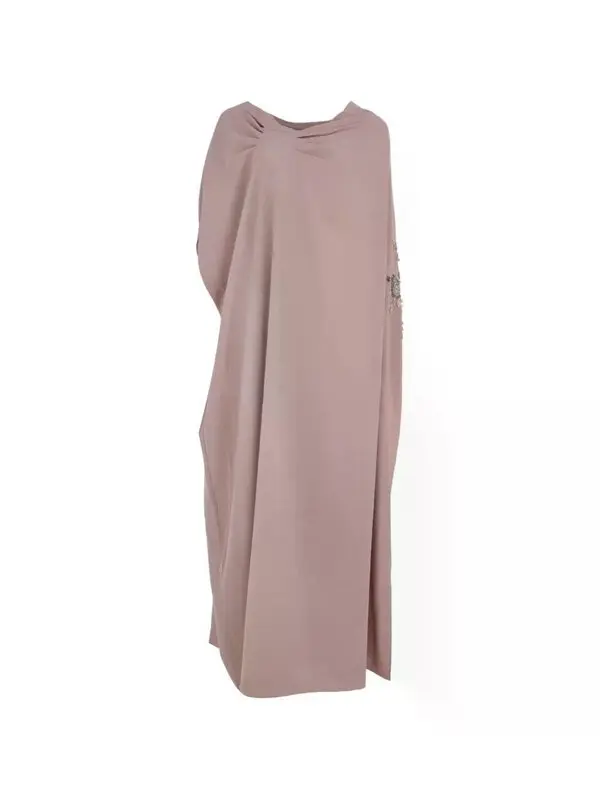 LOODYANA Embroidered Layered Maxi Dress
