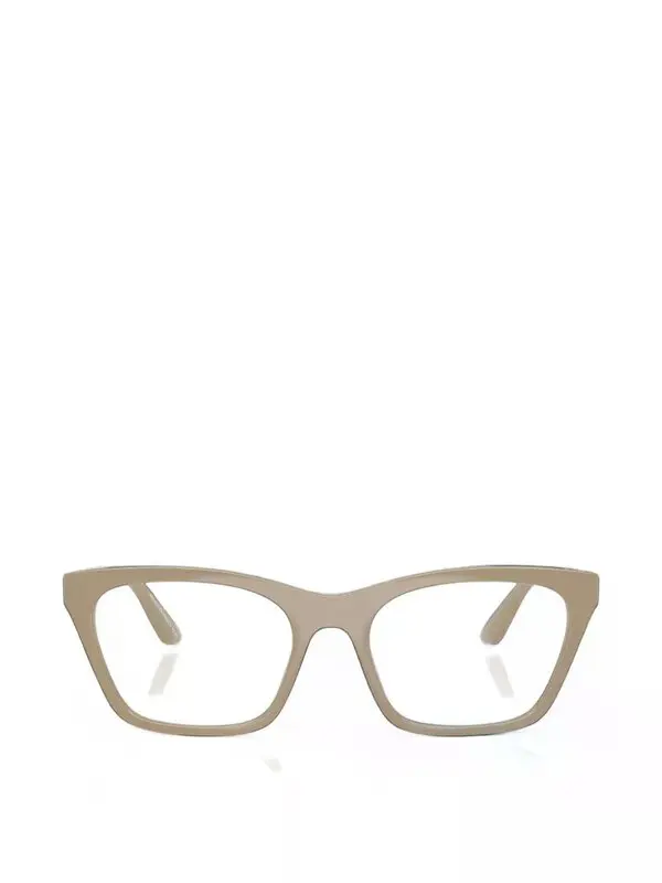 Emporio Armani Clip-on Cat-eye Frame Sunglasses - Neutrals
