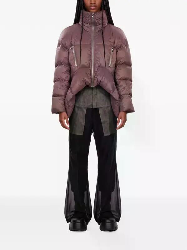 Rick Owens Quilted High-neck Jacket - Red
