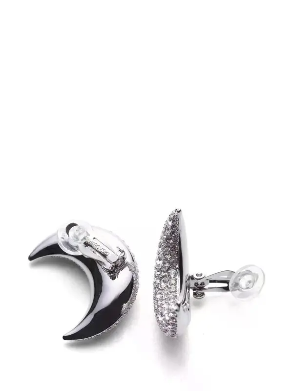 SWAROVSKI Sublima Crystal Clip-on Earrings - Silver