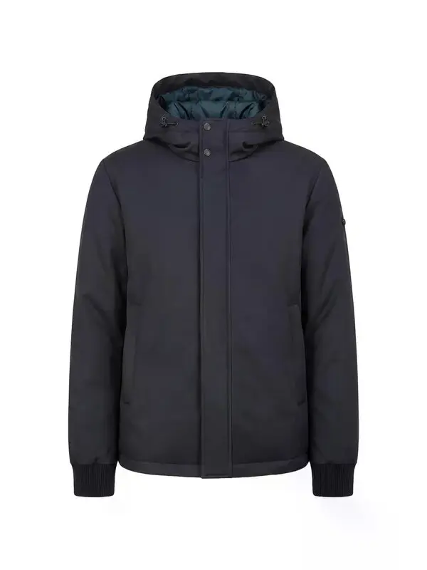 Peserico Hooded Zip-up Jacket - Blue