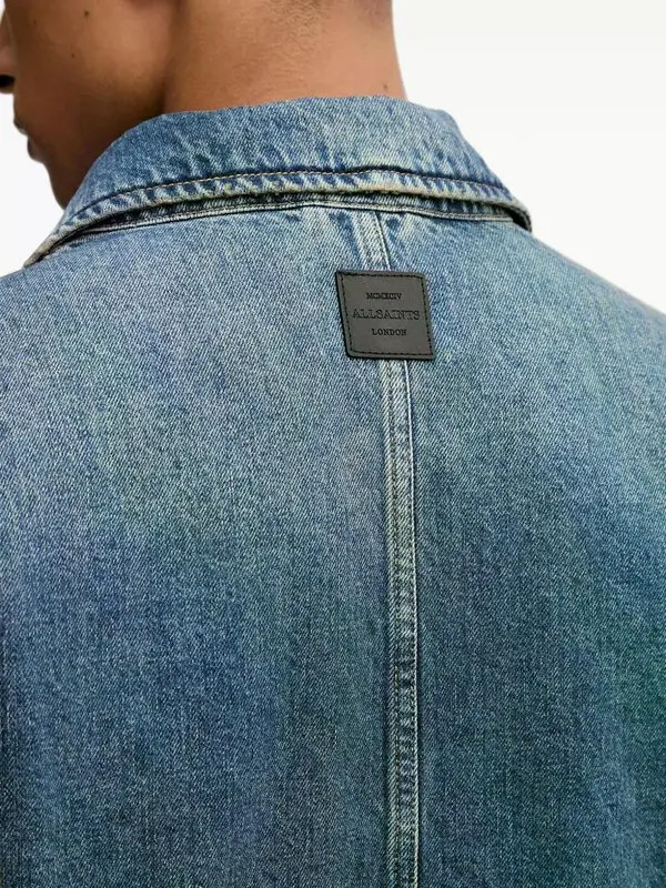 ALLSAINTS Exile Contrast-stitch Denim Jacket