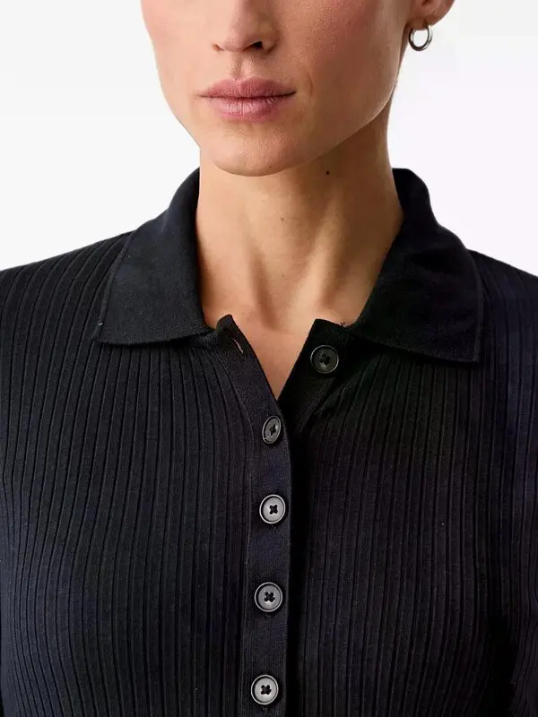 Marc O'polo Ribbed-knit Polo Shirt