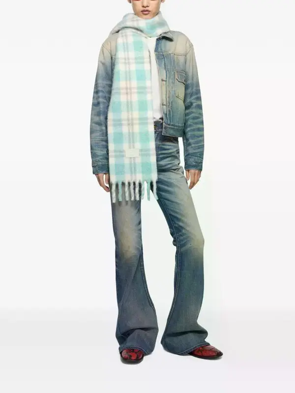 Acne Studios Fringed Alpaca-wool Scarf