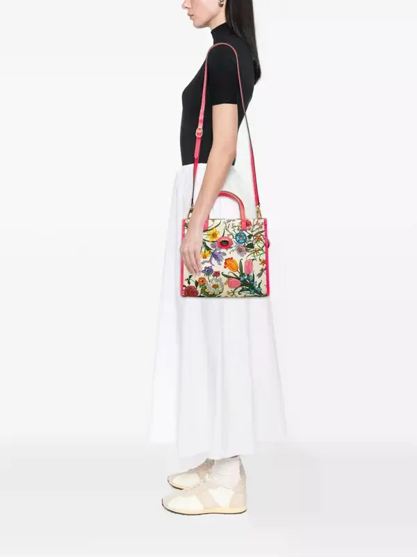 Gucci Flora Canvas Satchel