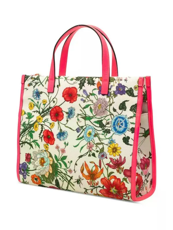 Gucci Flora Canvas Satchel