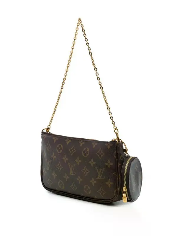 LOUIS VUITTON 2018 Monogram Multi Pochette Accessoires Satchel