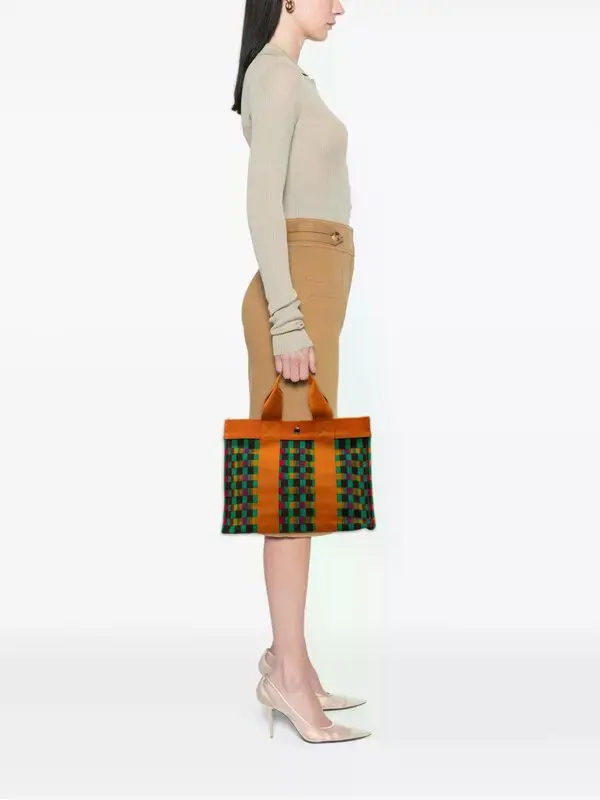 Hermès Multicolor Printed Canvas Fourre Tout Mm Tote Bag