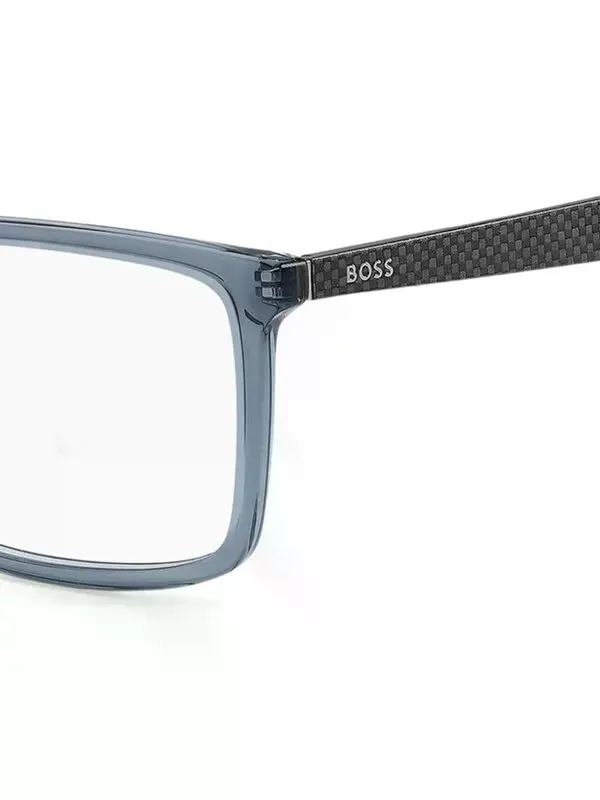 BOSS Rectangle Frame Eyeglasses