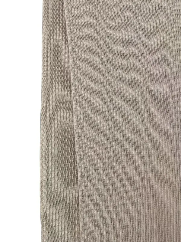 Marc O'polo Ribbed-knit Logo-patch Scarf