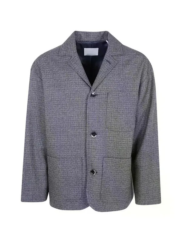 NINE:INTHE:MORNING Check Wool Jacket