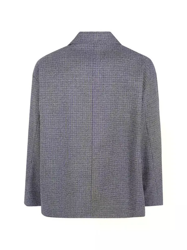 NINE:INTHE:MORNING Check Wool Jacket