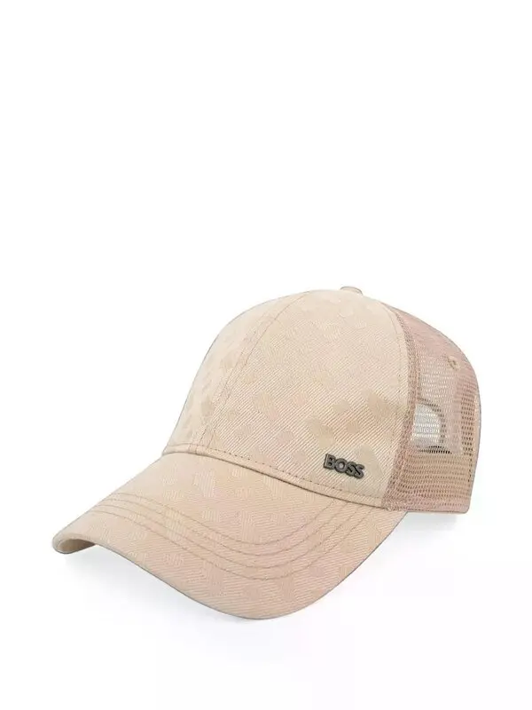BOSS Mesh-panelled Logo-plaque Baseball Cap