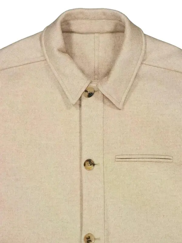 FERRAGAMO Double Wool And Cashmere Blouson