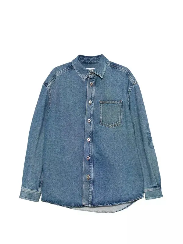 Loewe Anagram Shirt Jacket - Blue