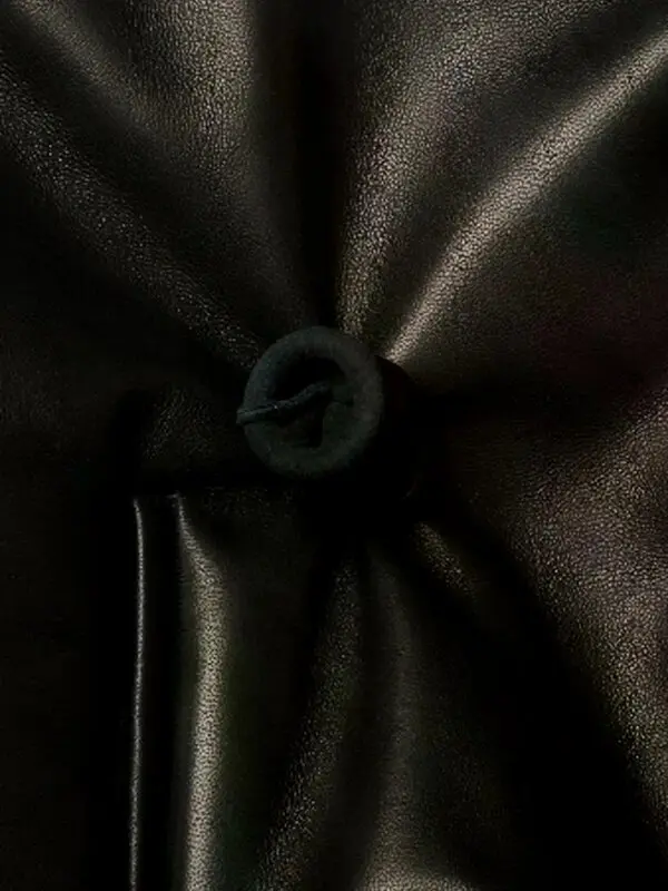 DOUBLET Inflated Balloon Leather Jacket