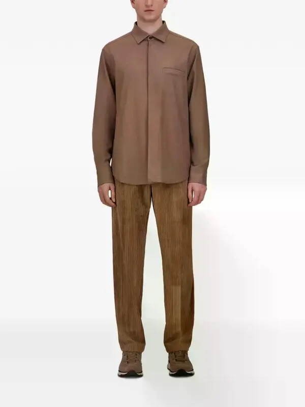 Herno Gabardine-texture Shirt
