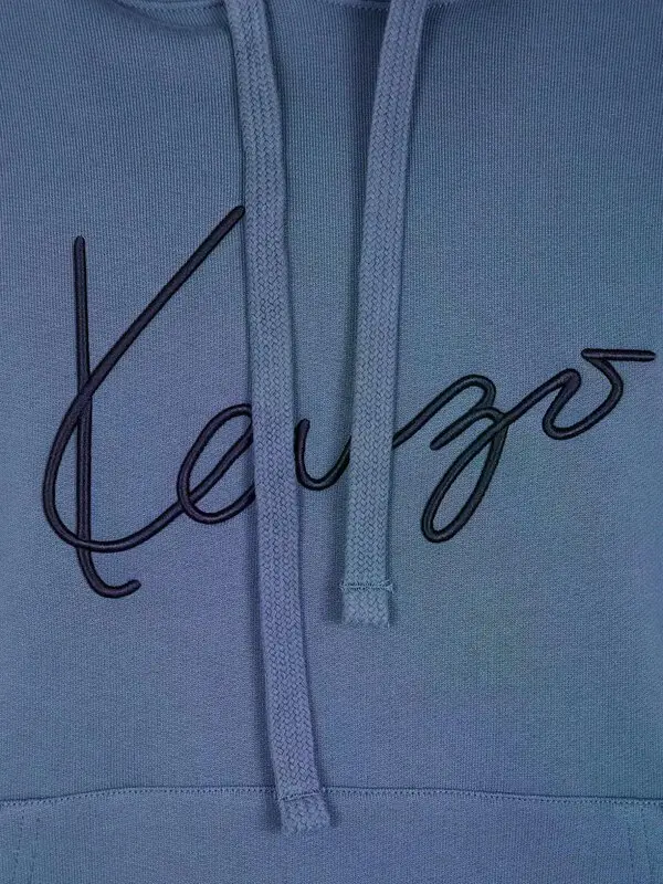 Kenzo Logo-embroidered Hoodie
