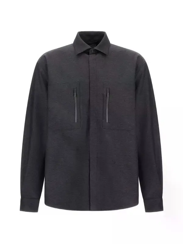 Herno Zip-pocket Shirt - Grey