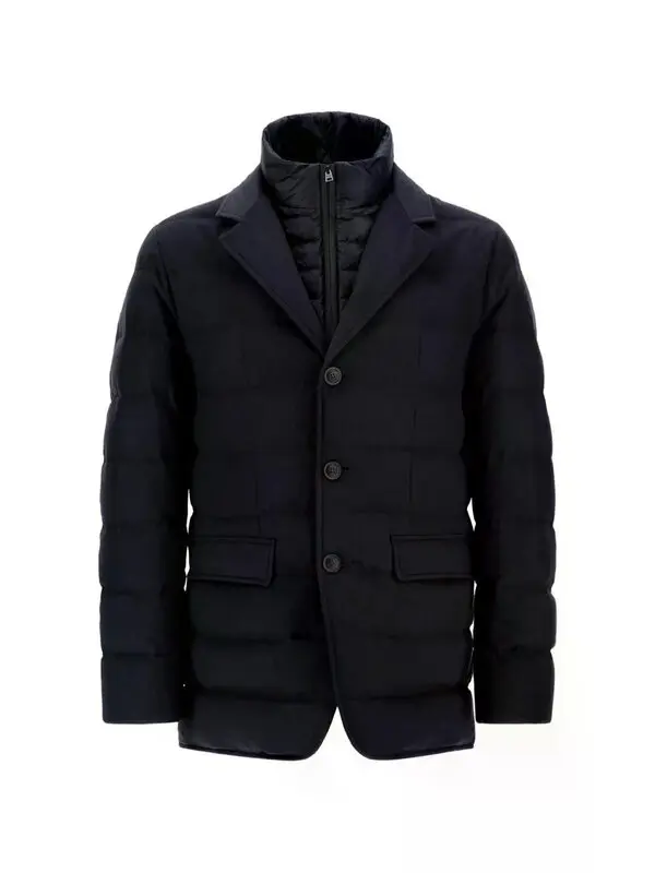 Herno Nylon Ultralight Quilted Jacket - Blue
