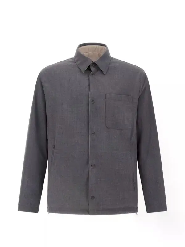 Herno Reversible Shirt Jacket - Neutrals
