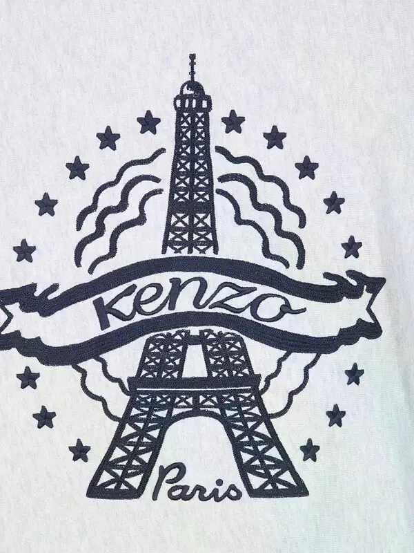 Kenzo Logo-embroidered Cotton Sweater