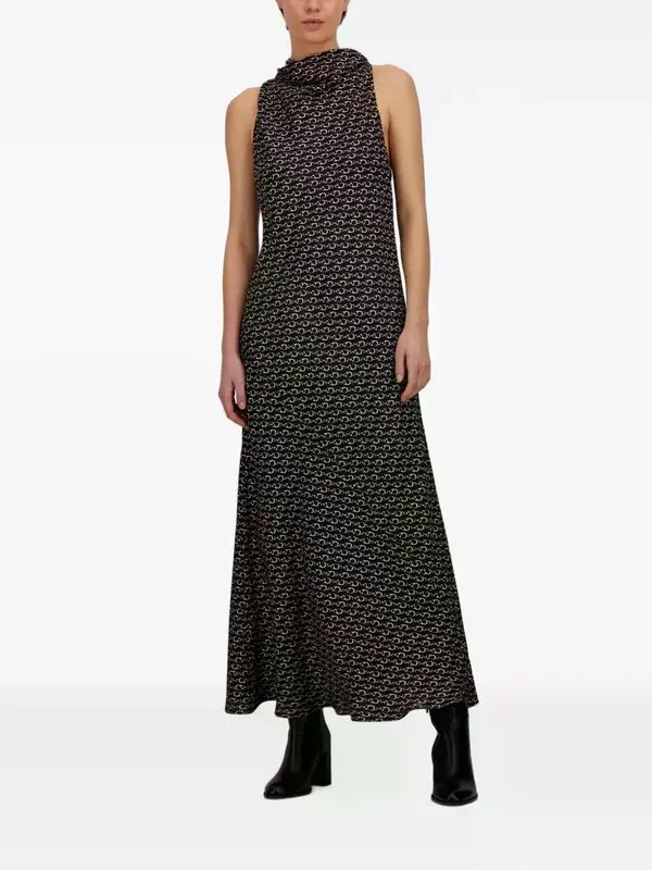 Herno Hook-print Maxi Dress