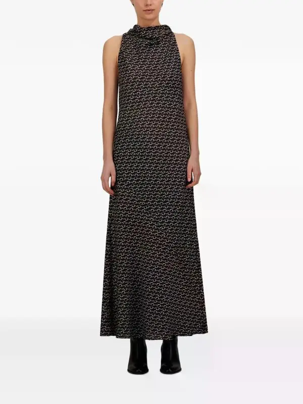 Herno Hook-print Maxi Dress