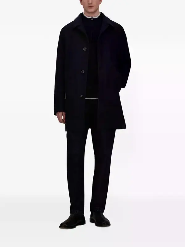 Herno Bouclé Half-zip Sweater