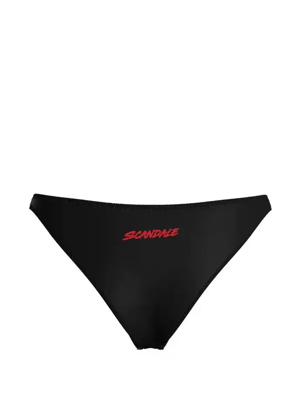SCANDALE Dédicace Logo-embroidered Briefs