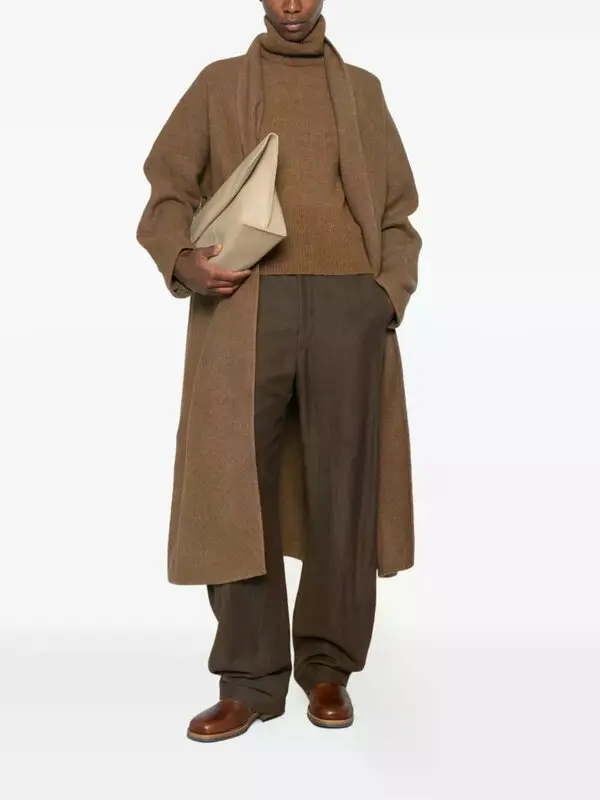 CORTANA Nur Shawl-collar Open-front Coat