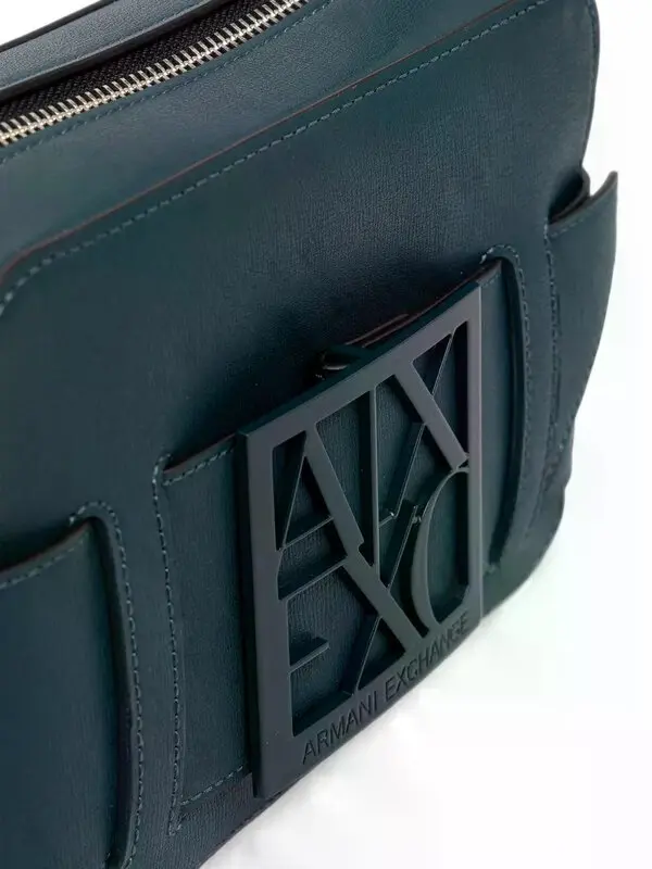 Armani Exchange Logo Plaque Shoulder Bag
