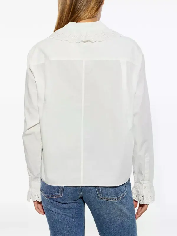 MARANT ETOILE Nomia Ruffled-trim Top