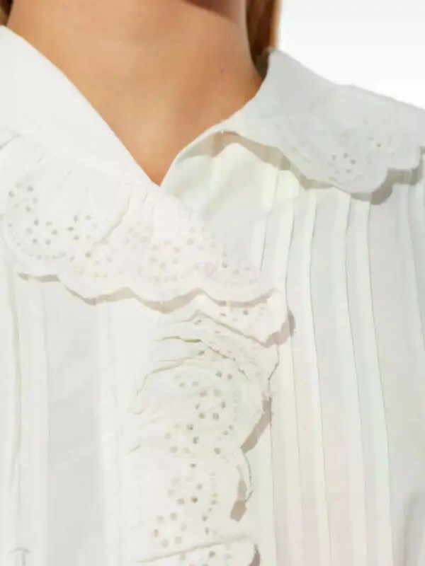MARANT ETOILE Nomia Ruffled-trim Top